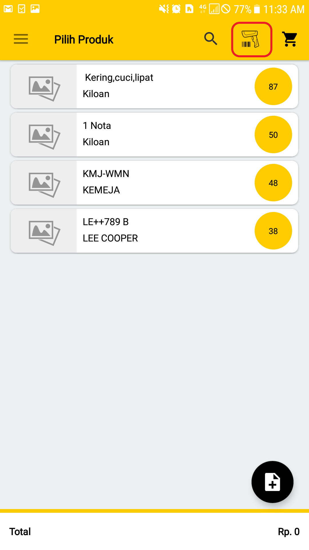 STOCKIN POS | Cara Scan Barcode (Retail)